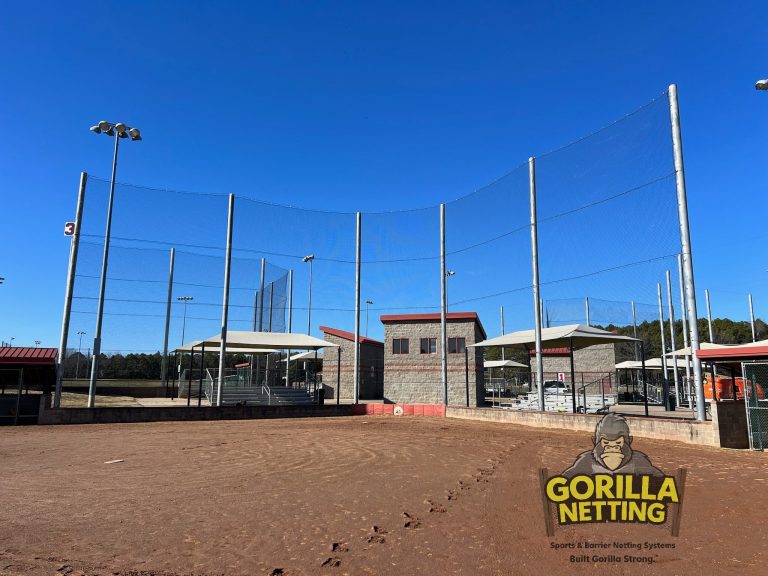 Backstop Netting Systems | Cable-Suspended & Inline Backstops